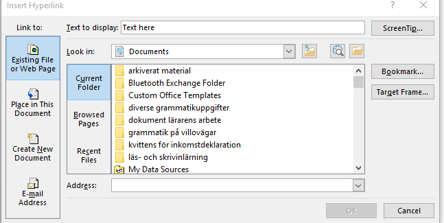 I can't paste a live url link into my word docs - Microsoft Q&A