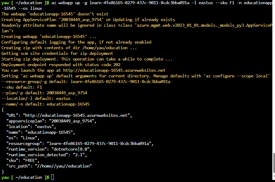 Error accessing web application: Error accessing web application:
