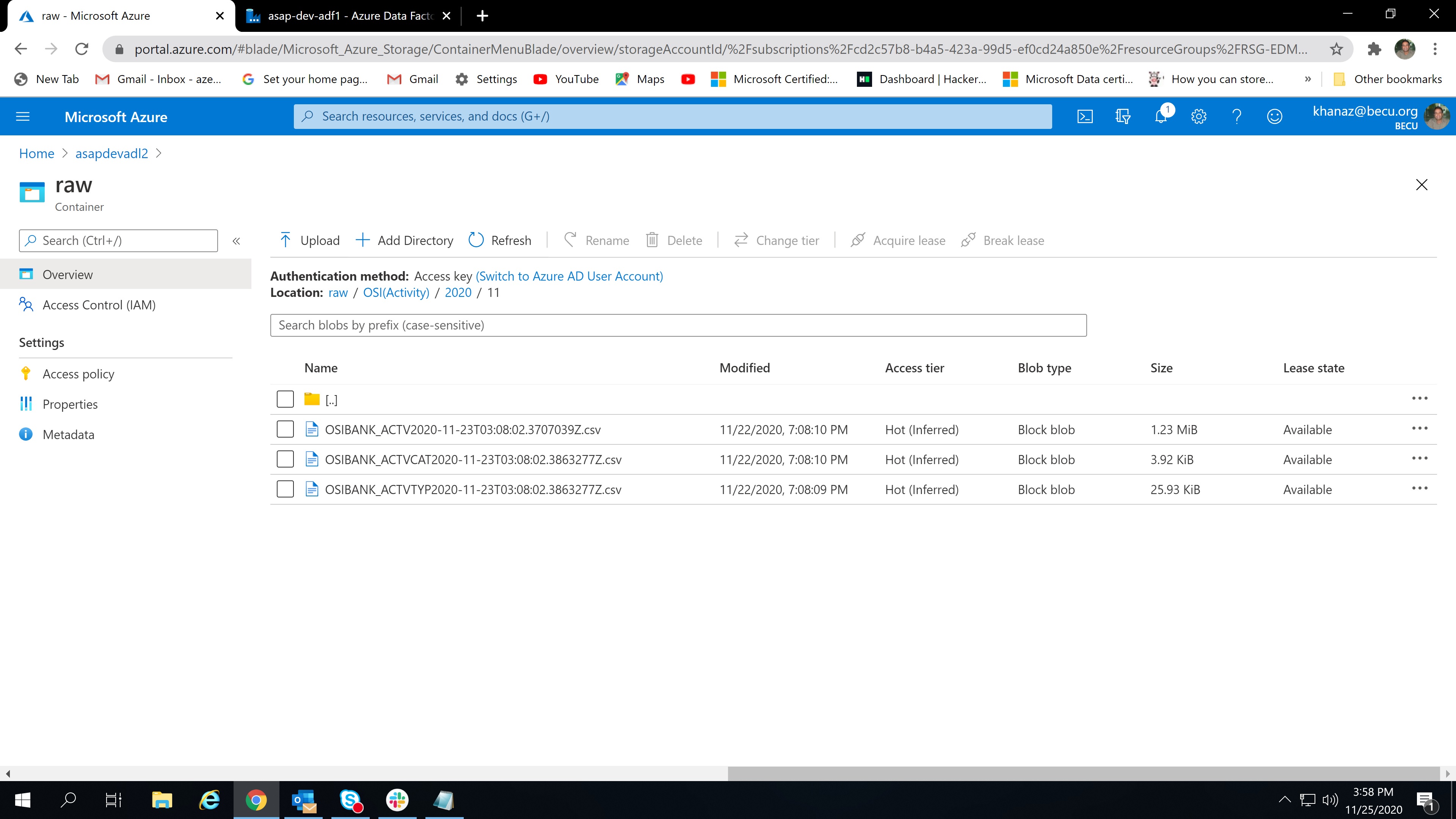 Relative Path In Absolute Uri Error While Setting Up Data Flow Source In Adf V2 Microsoft Qanda