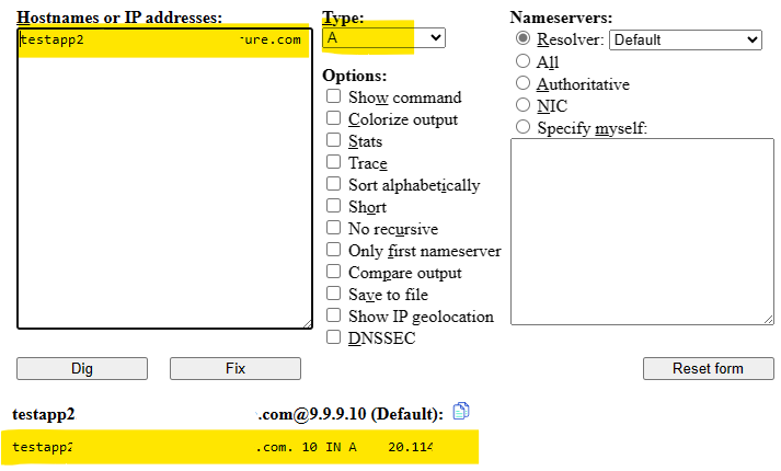 Custom Domain from Goddaddy does not work with Azure public IP - Microsoft Q&A