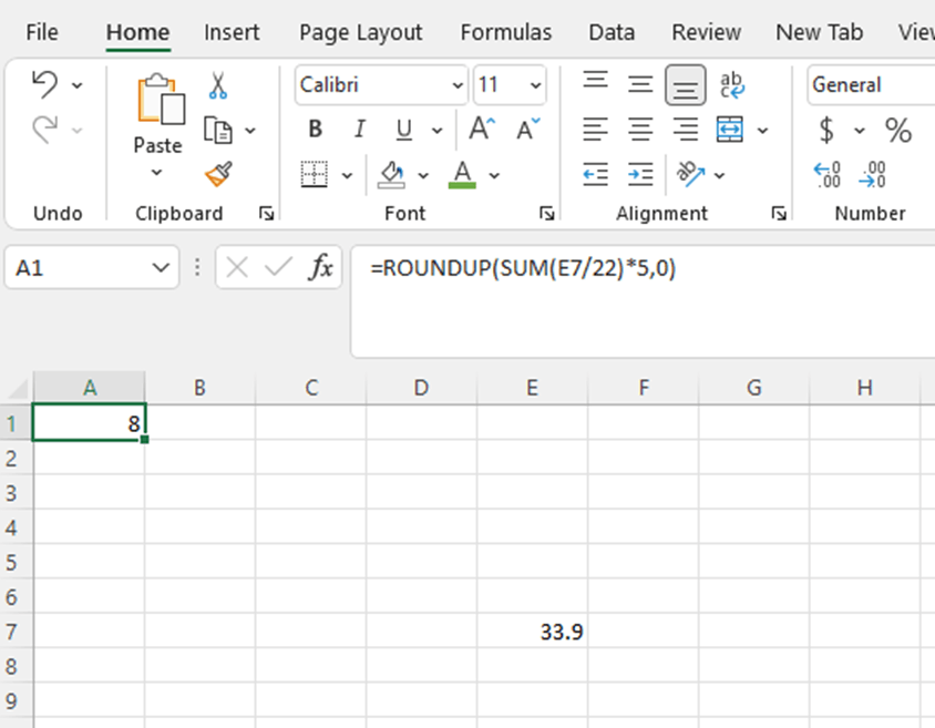 ROUND UP with SUM and a multiplier - How do I excel? - Microsoft Q&A