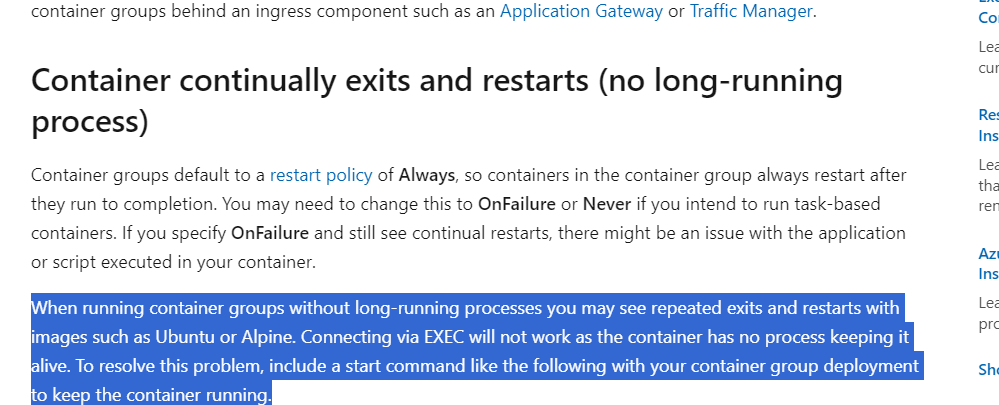 Clarification on /proc/ /cgroup for Azure Container Instances and Azure Container Apps ...