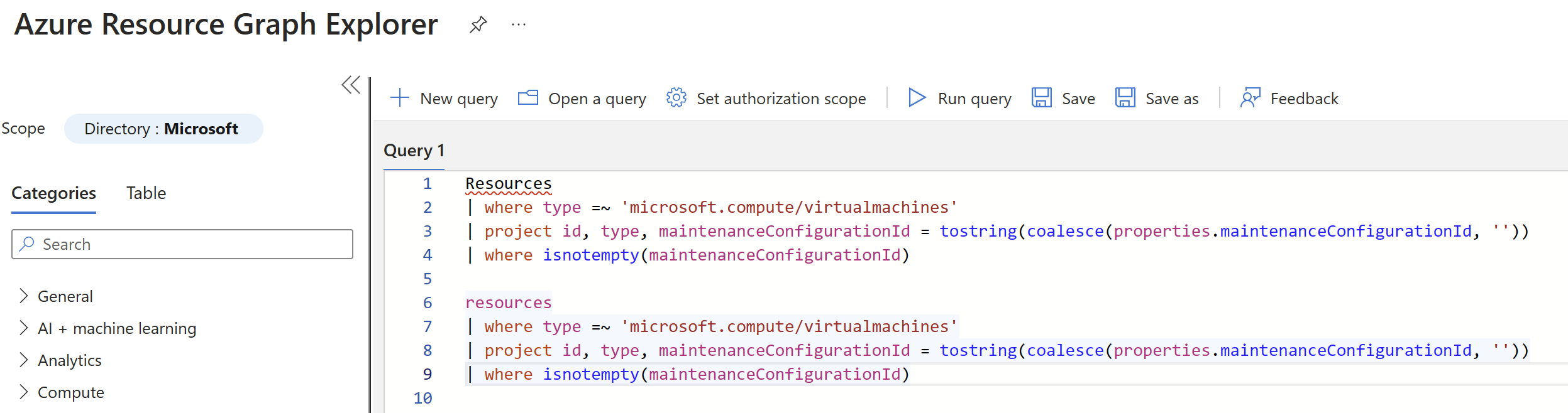 Query request invalid - Microsoft Q&A