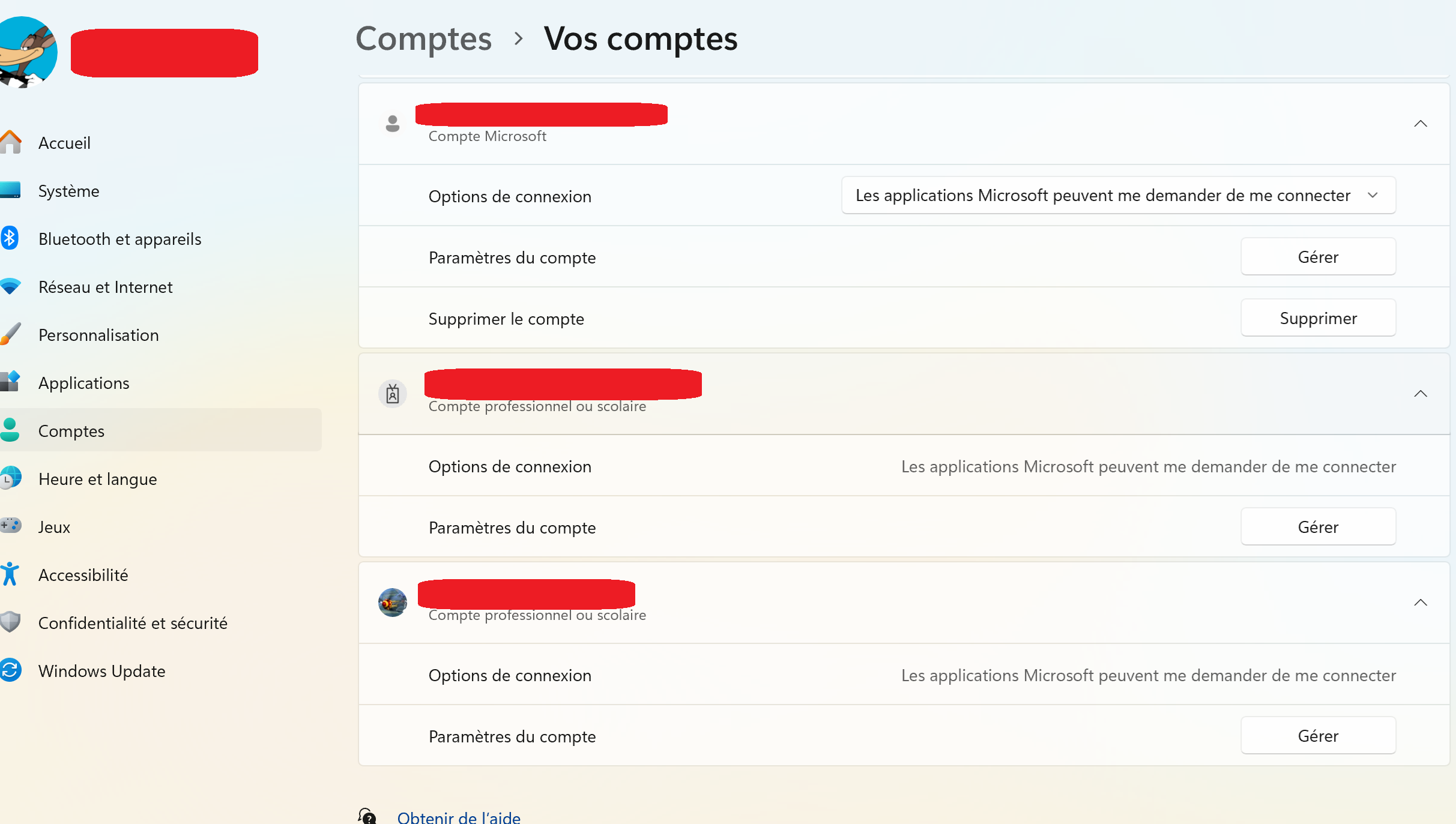 Comment supprimer un compte professionnel / scolaire de mon PC ...