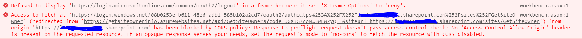 CORS issue while accessing Azure function from SPFx Webpart - Microsoft Q&A CORS issue while accessing Azure function from SPFx Webpart - Microsoft Q&A