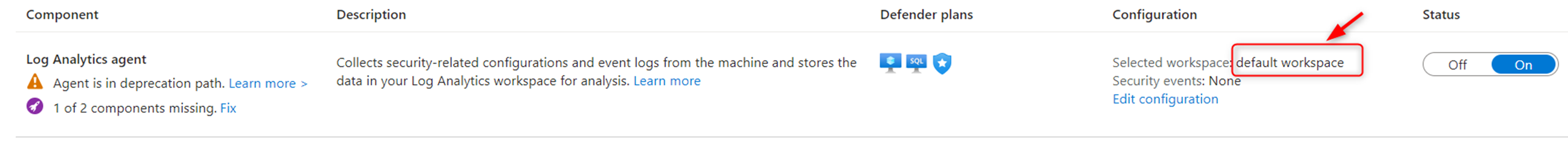 Defender onboarding workspace default vs. custom confusion - Microsoft Q&A