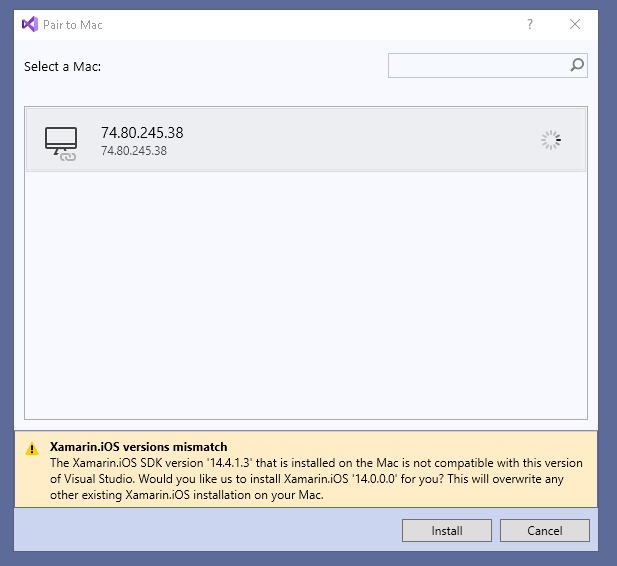 Xamarin.iOS version mismatch - Microsoft Q&A