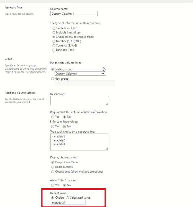 Missing Metadata in SharePoint Library - Microsoft Q&A