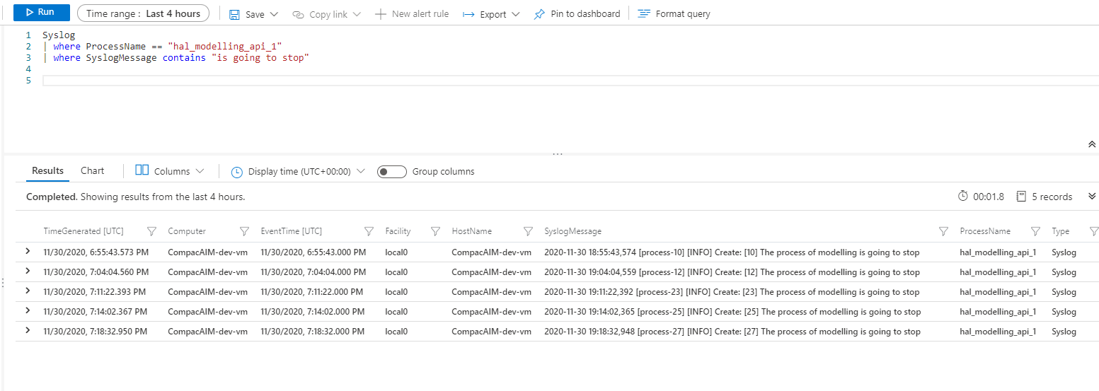 Azure Log Analytics Workspace didn't collect all syslog - Microsoft Q&A