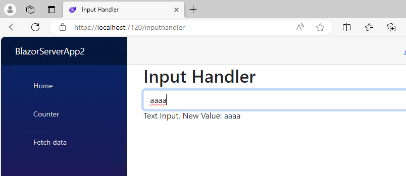 在Razor 组件中，如何使用input 事件来检查值是否改变？ - Microsoft Q&A