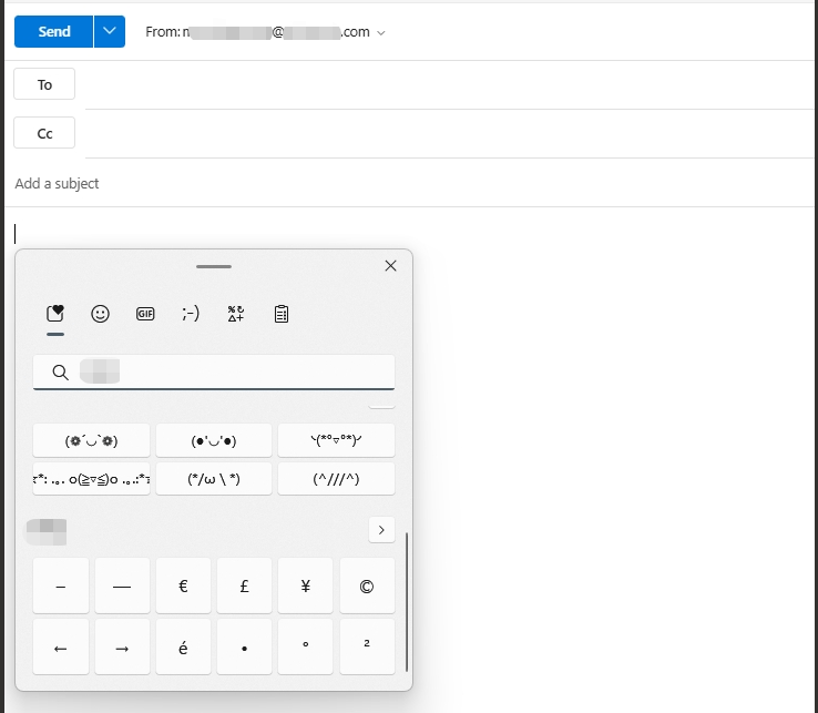 Nieuwe Outlook - Waar is invoegen -> symbool gebleven? - Microsoft Q&A