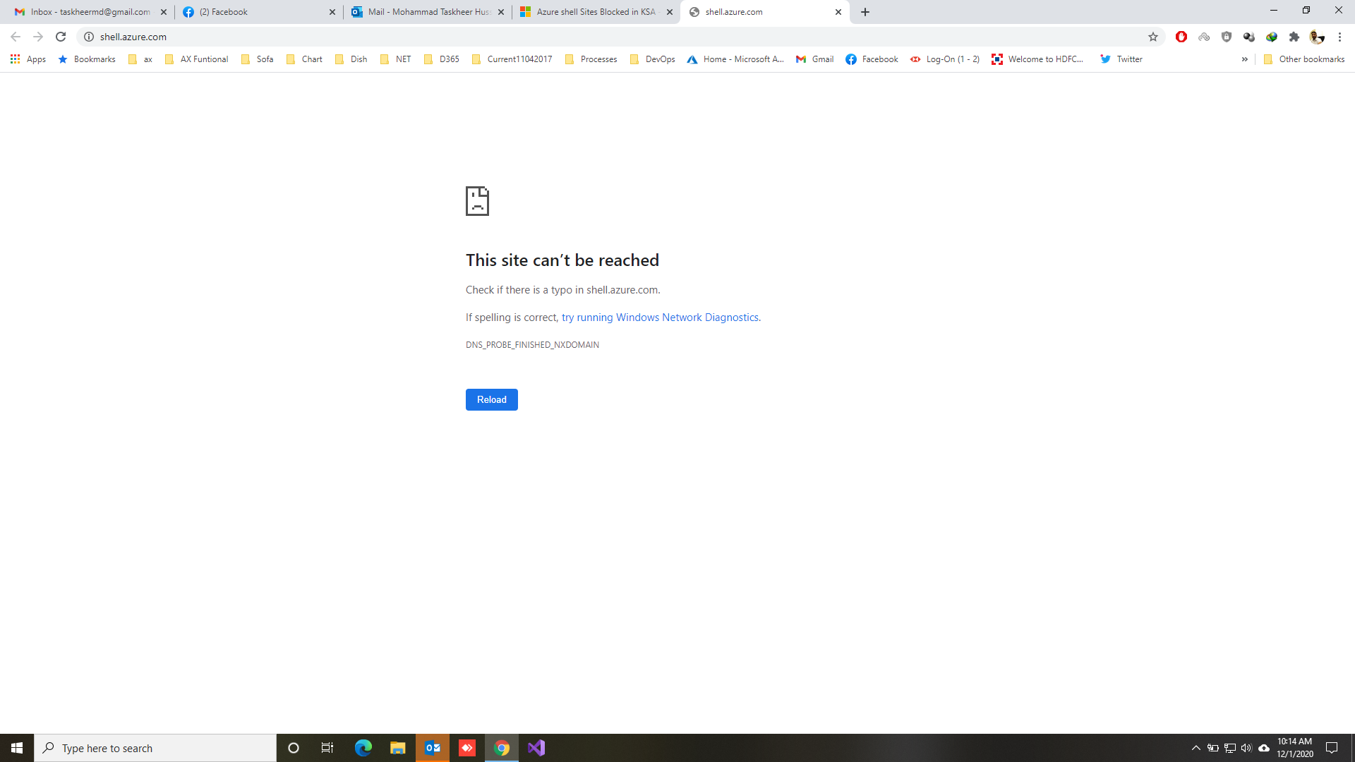 Azure shell Sites Blocked in KSA - Microsoft Q&A