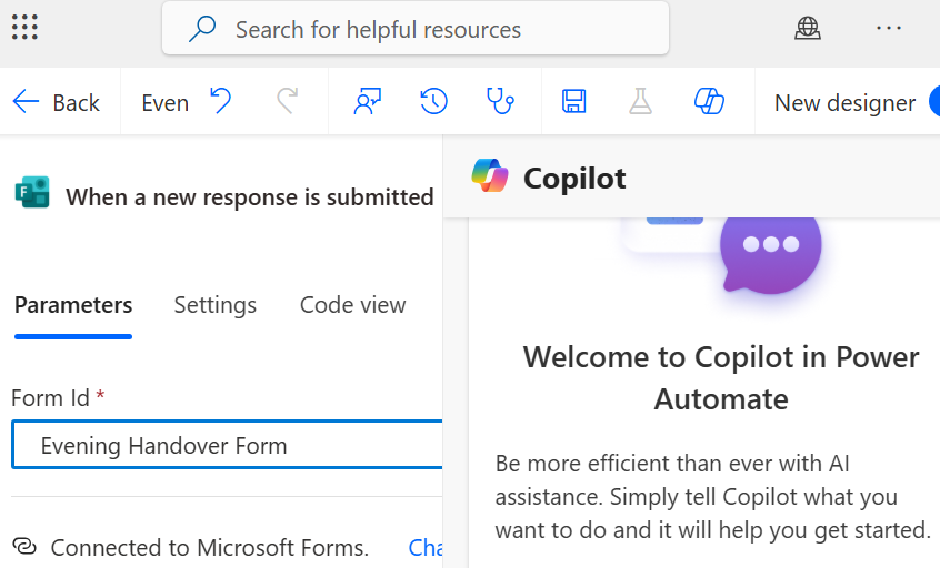 Trying to select different recipients on microsoft forms, depending on ...