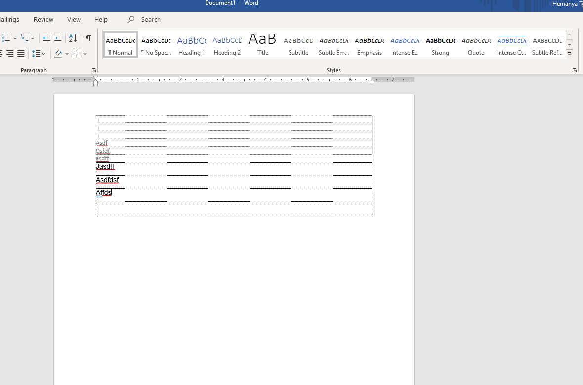 Dotted Box appears in Word - Microsoft Q&A
