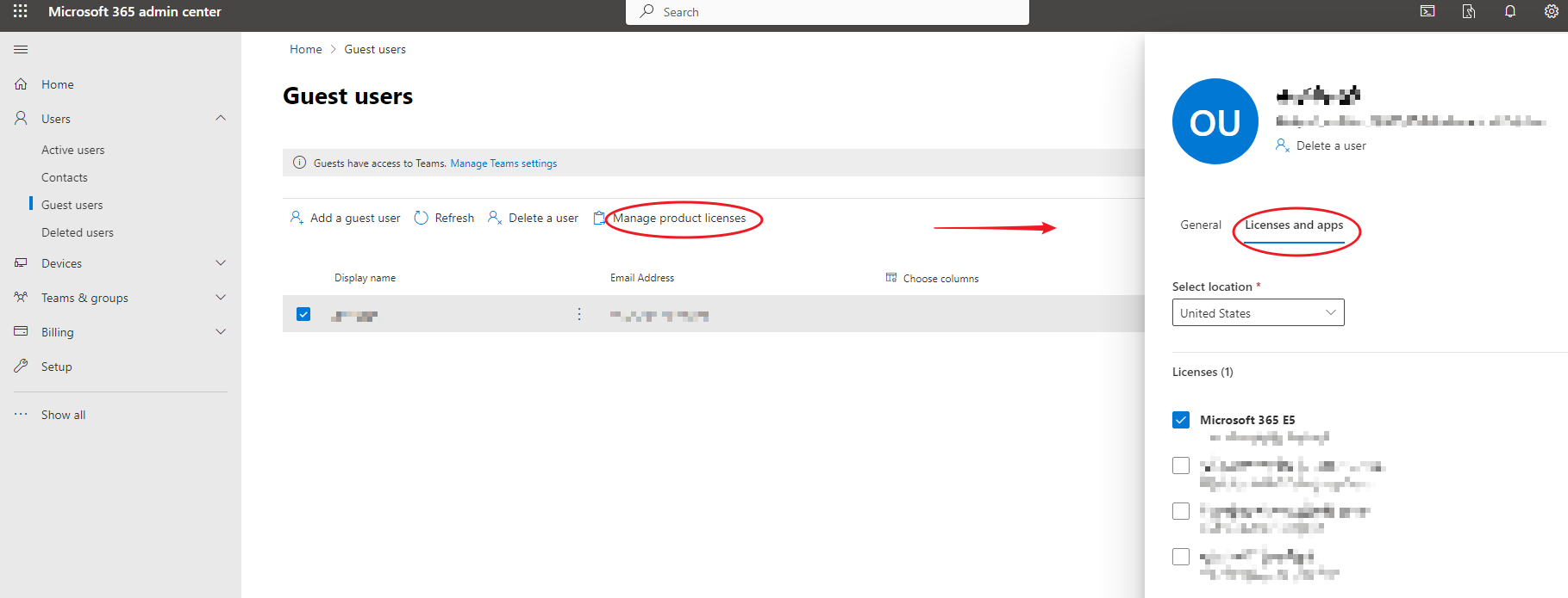 How would I add a guest with an on-premises Exchange account to our ...