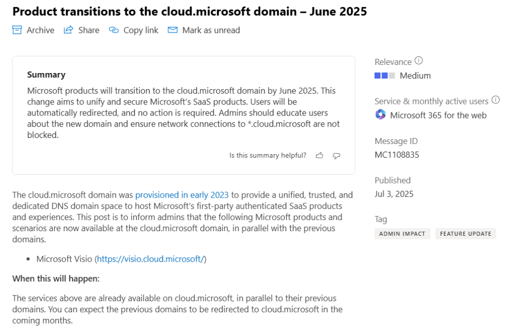 transition from officeapps.live.com to cloud.microsoft - Microsoft Q&A