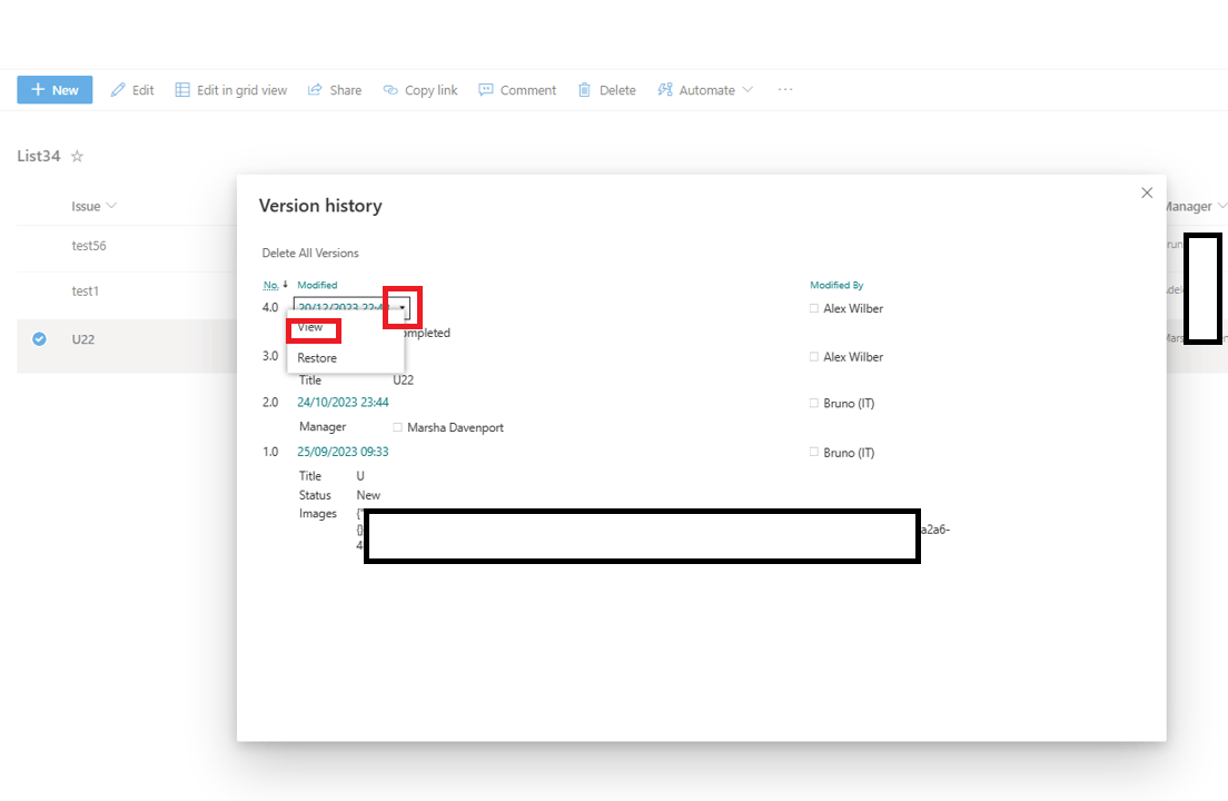 Is there a way to get the modification record in Microsoft Lists ...