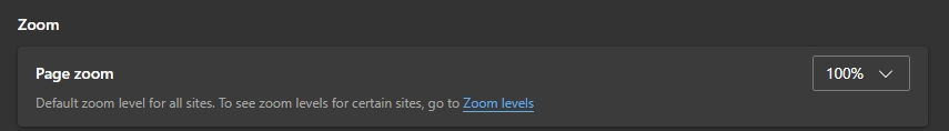 Zoom level - Microsoft Q&A