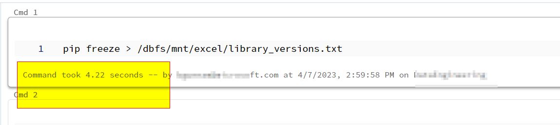 init script capture the Libraries - Microsoft Q&A