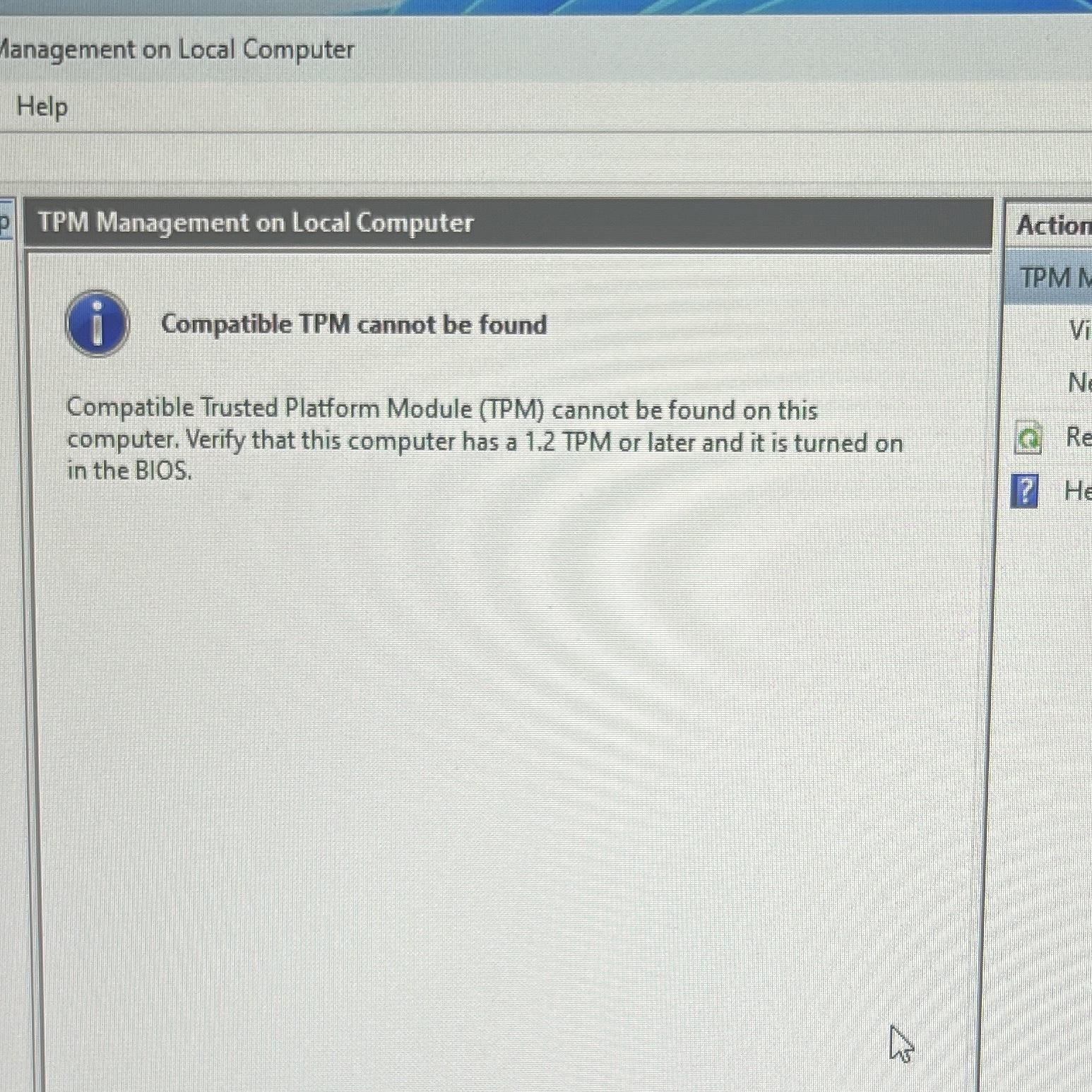 How to access TPM 2.0 on BIOS - Microsoft Q&A