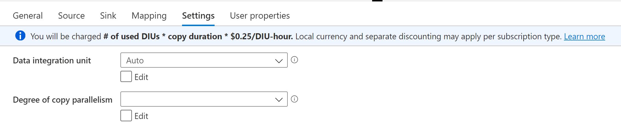 Adf Throughput Increase From Oracle Database In Aws Microsoft Qanda