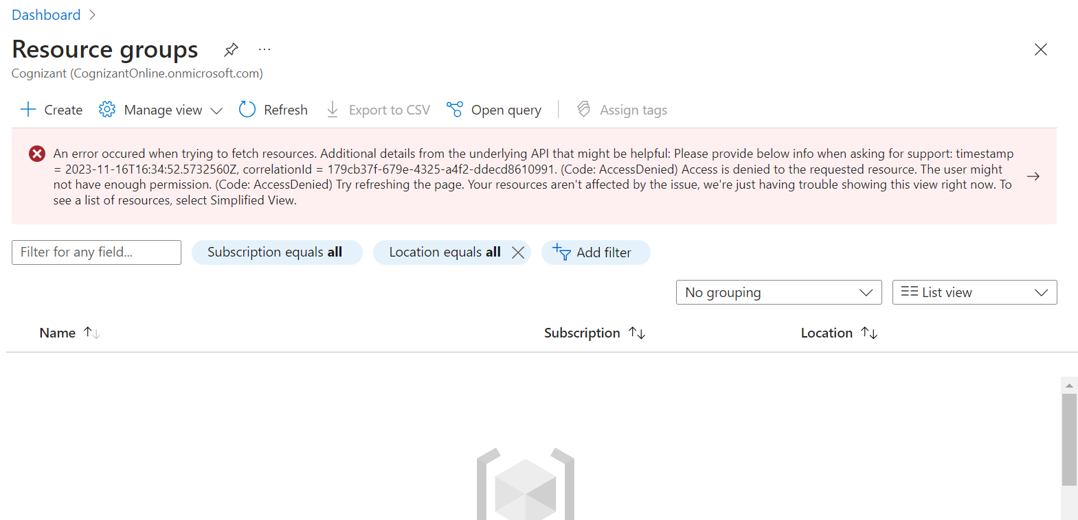 Something went wrong while getting your resources. Please try again ...