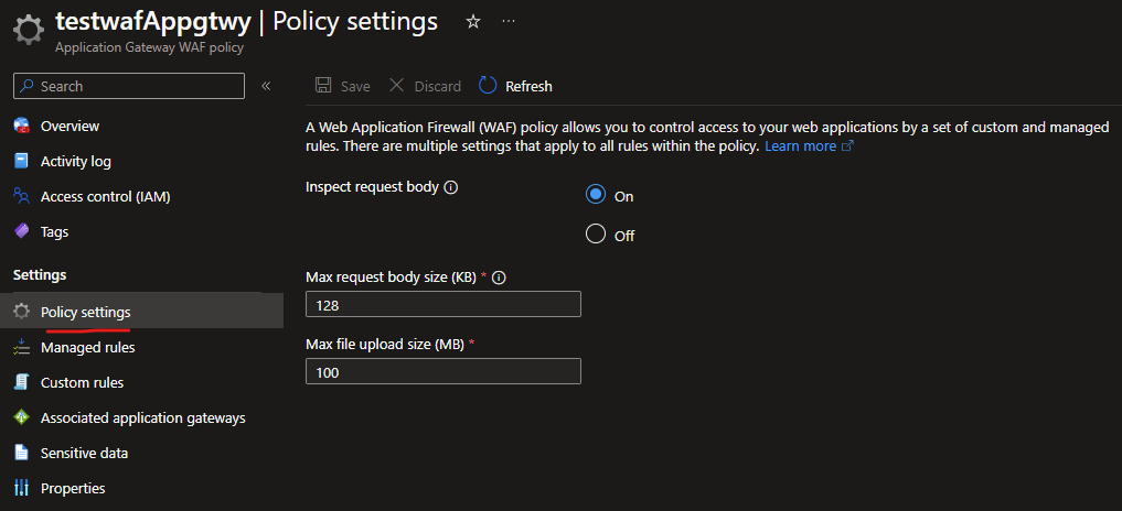 WAF error Request body length exceeded the limit - Microsoft Q&A WAF error Request body length exceeded the limit - Microsoft Q&A