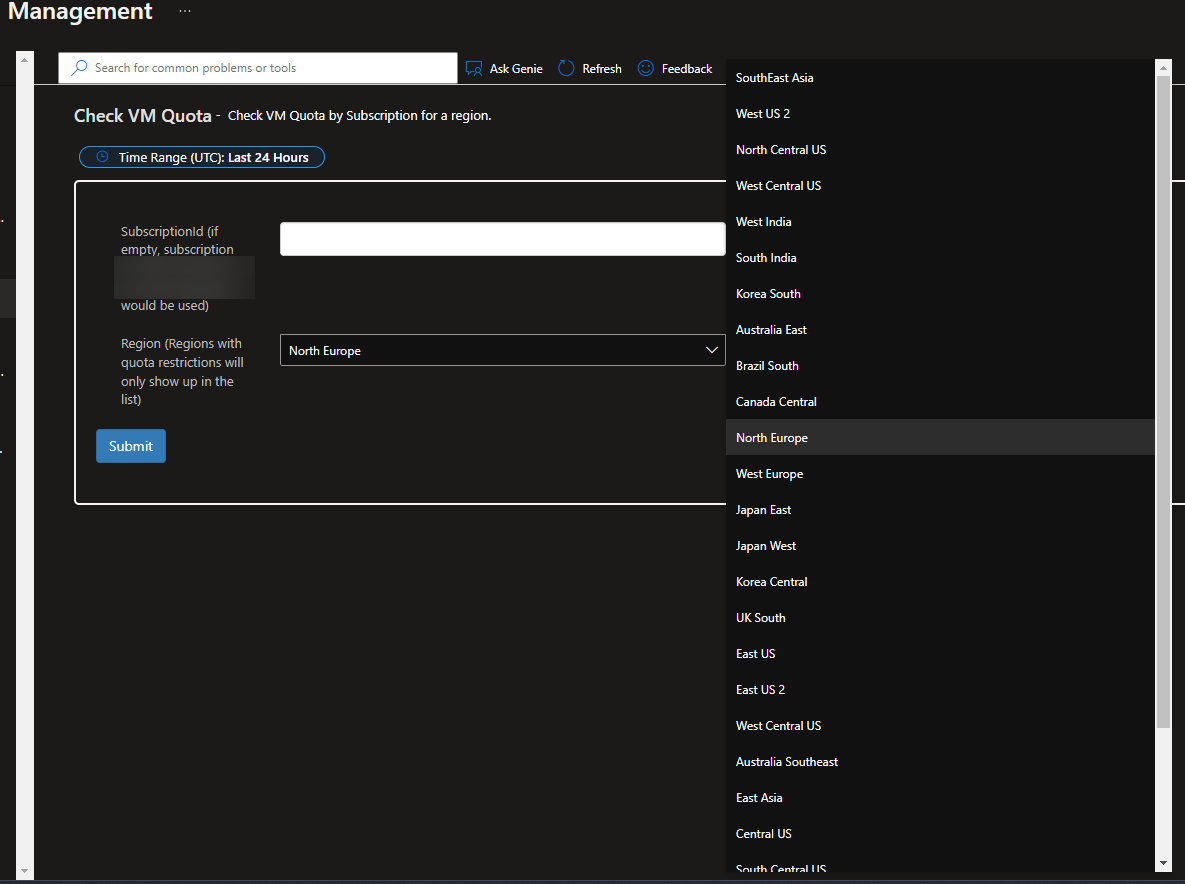 Unable to create Azure App Services Plan and Web App in Germany West ...