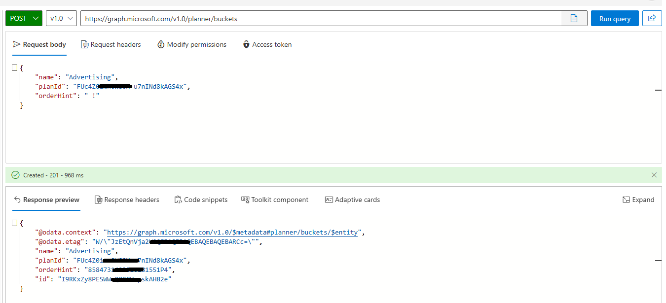 POST to /planner/tasks on Premium Plan Fails error 403 - Microsoft Q&A