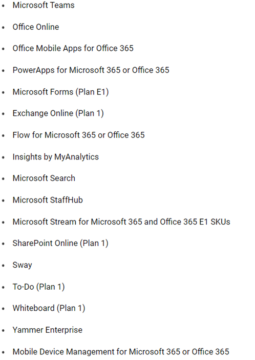 Normal Teams plan E1 Vs exploratory Teams plan - Microsoft Q&A
