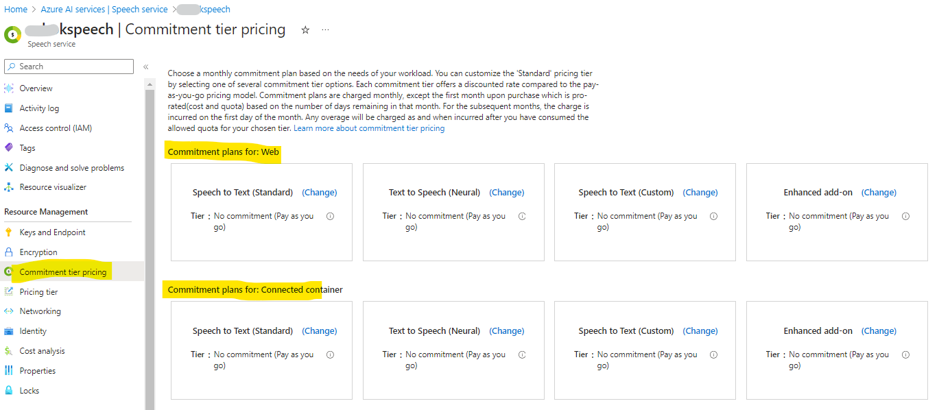 In Azure Ai services, in speech services there is a option beside the ...