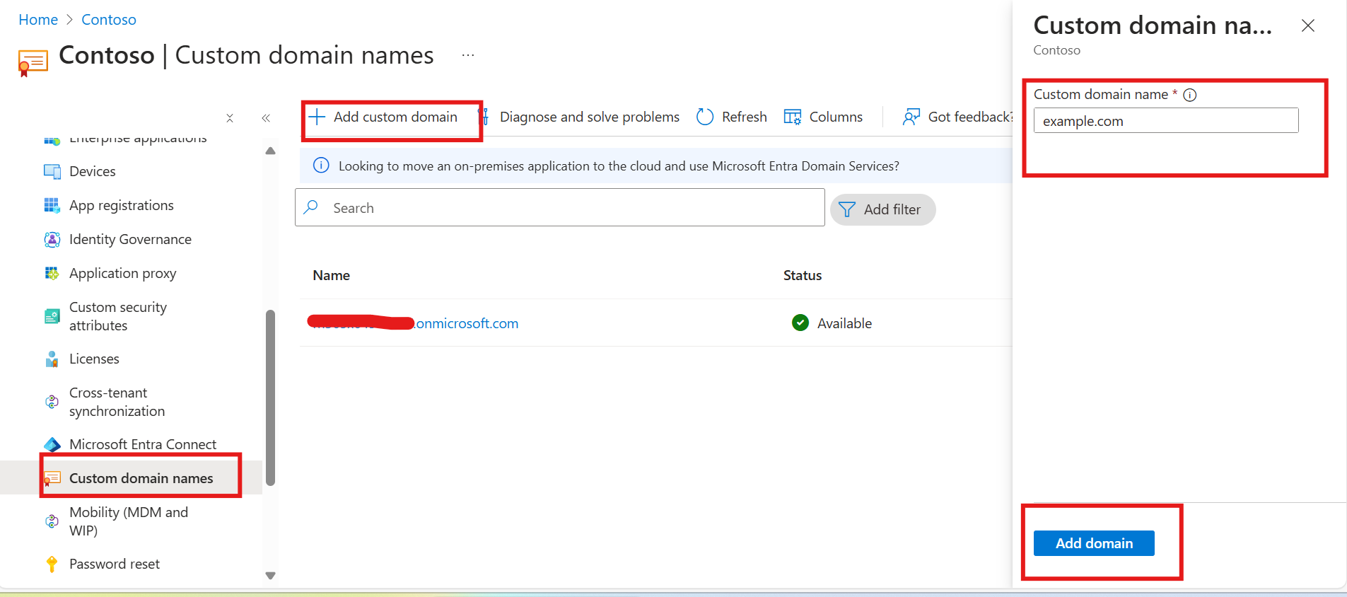 how do I rename the original domain on my Azure Account? - Microsoft Q&A
