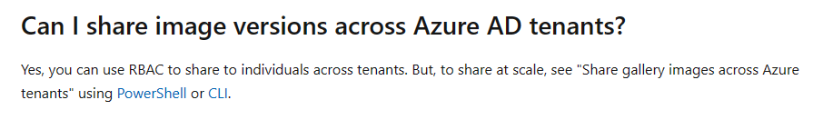 Copy the image from azure gallery to different Azure Tenant - Microsoft Q&A