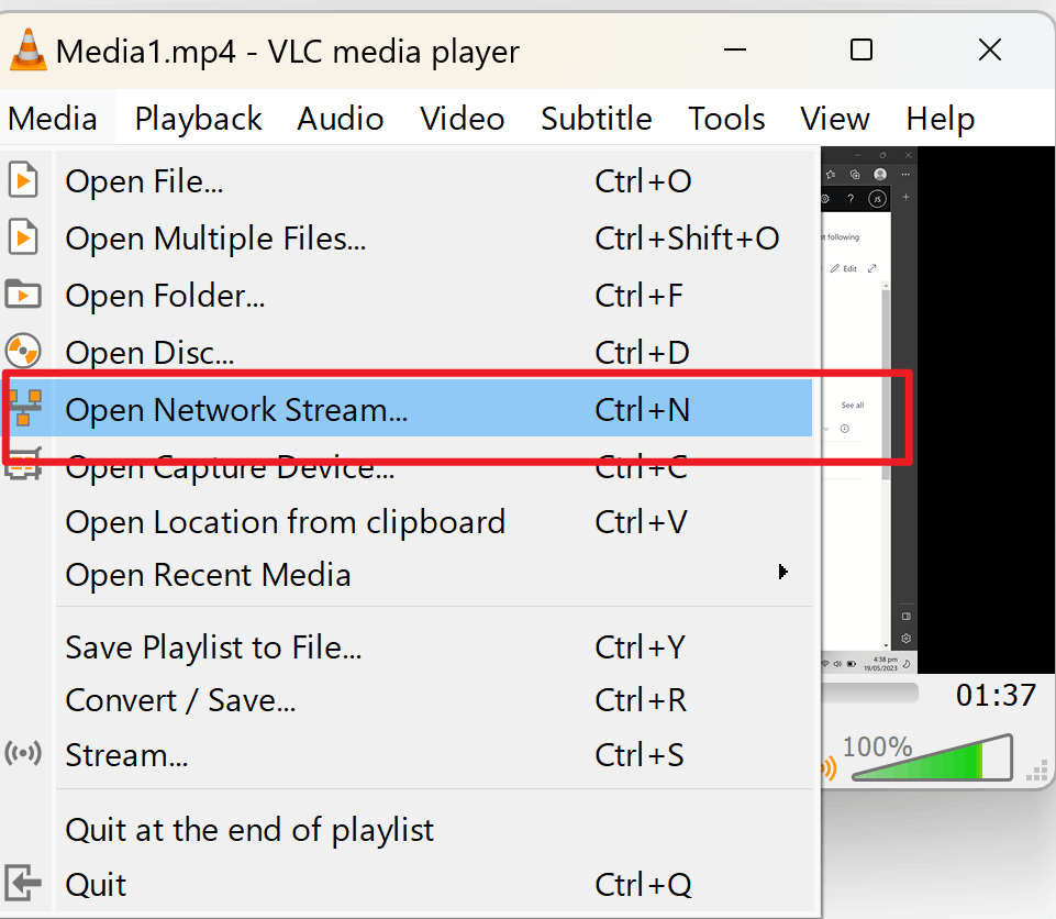 How do I stream my OneDrive contents on VLC (Ctrl+N)? - Microsoft Q&A