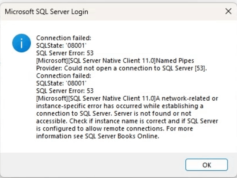 Problem with linked tables (SQL Server back end) - Microsoft Q&A