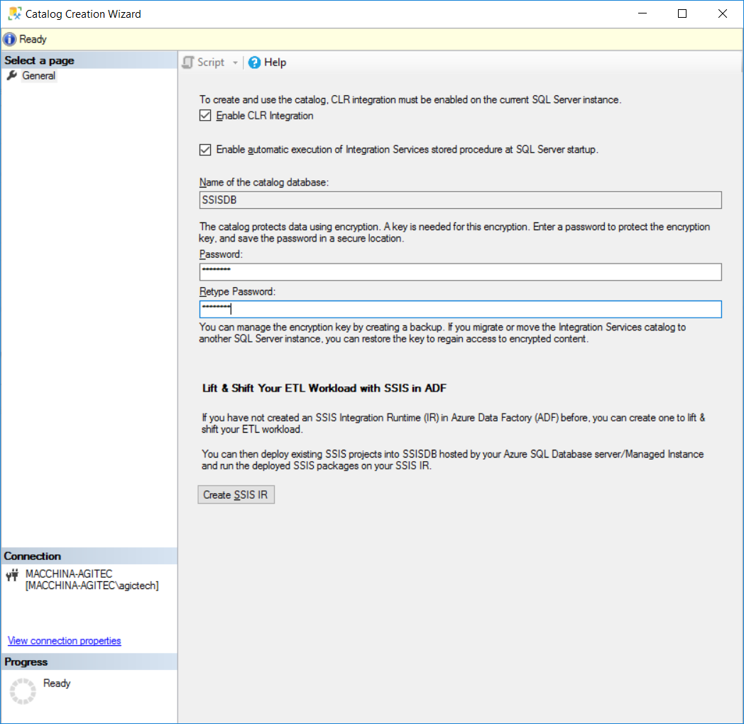 Creating A Ssis Catalog On An Azure Vm Iaas Microsoft Qanda