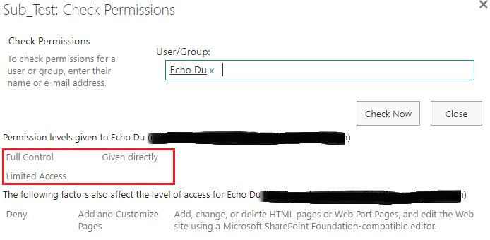 Alert Me SharePoint 2019 error : Sorry, this site hasn't been shared with you - Microsoft Q&A