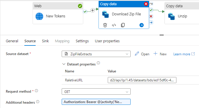 400 Bad Request Error In Synapse Using Copy Activity Download Zip File From Microsoft Qanda