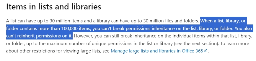 Your folder was not shared because it contained too many items with ...