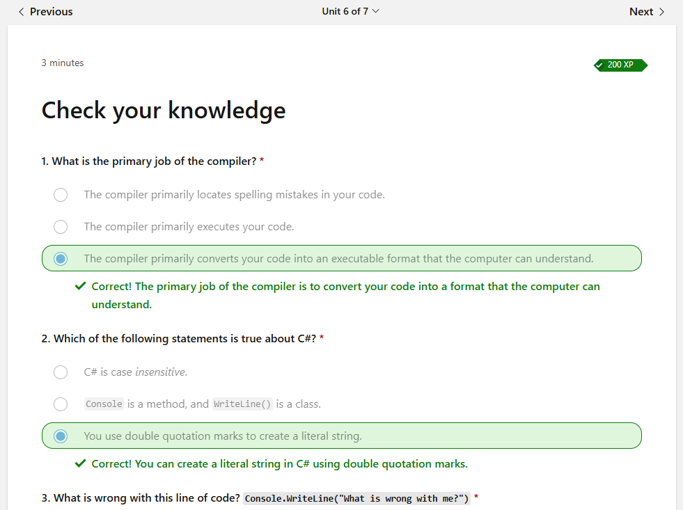 not getting points - Microsoft Q&A