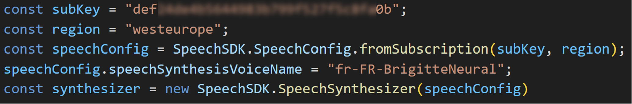 Azure AI Speech ( JS SDK ) doesn't allow me anything - Microsoft Q&A
