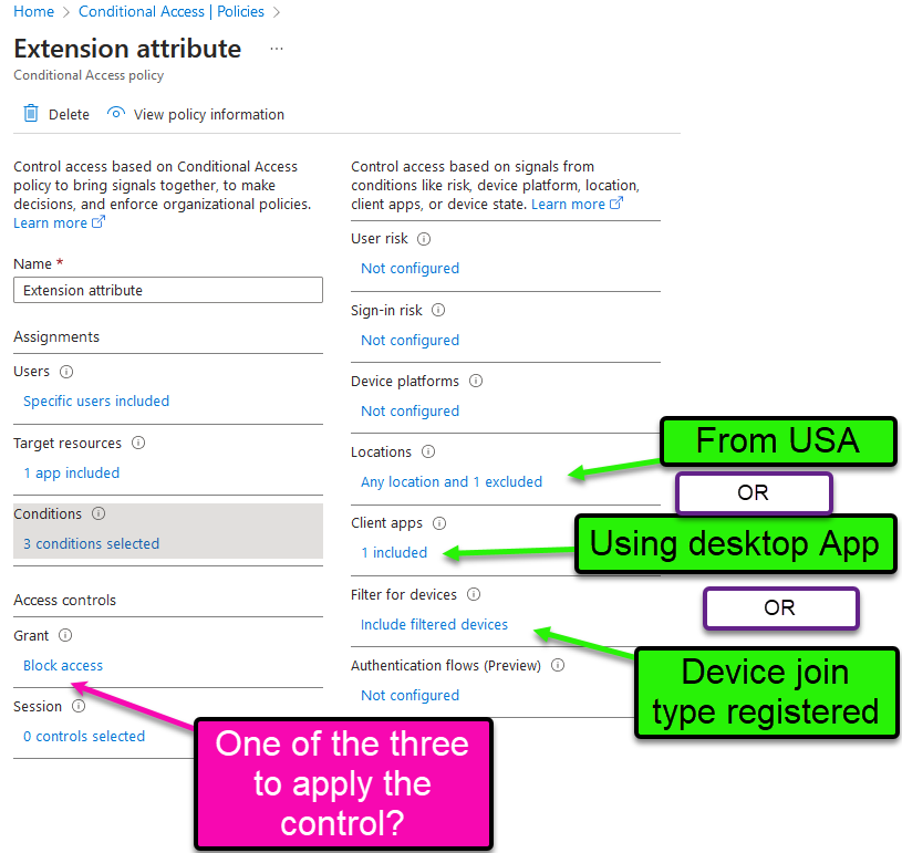 Entra Conditional access many conditions: There are operator AND or OR ... Entra Conditional access many conditions: There are operator AND or OR ...