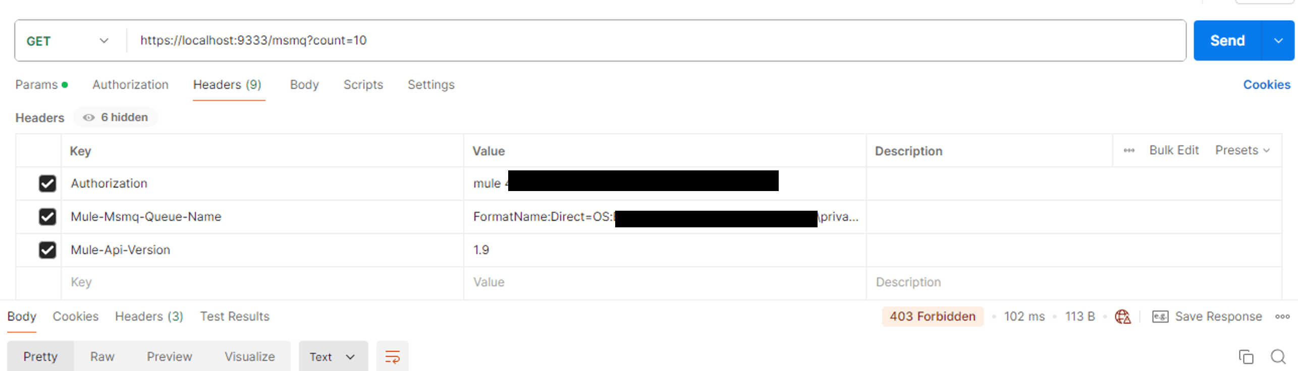 Accessing remote MSMQ Queue issue - Microsoft Q&A