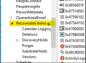 Can't see my recoverable items folder in MFCMAPI app. - Microsoft Q&A