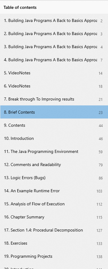 pdf, microsoft edge, table of contents - Microsoft Q&A