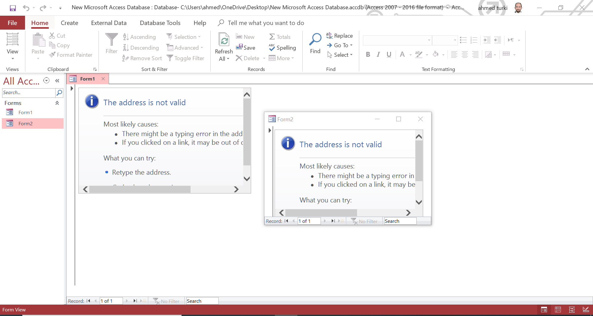 How I can report a bug for office (Ms-Access.) - Microsoft Q&A
