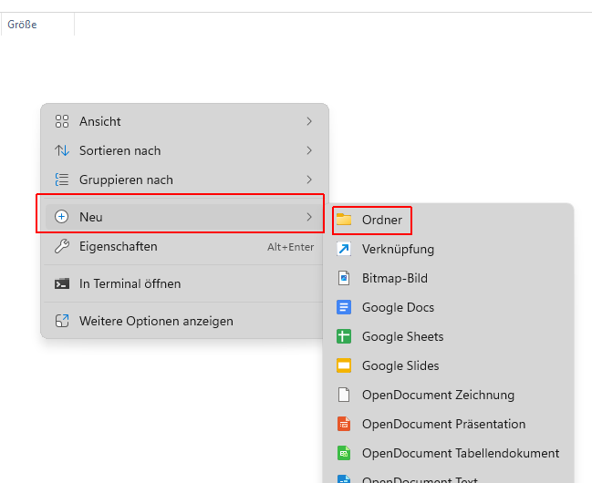 Neuer Ordner in Windows 11 - Microsoft Q&A