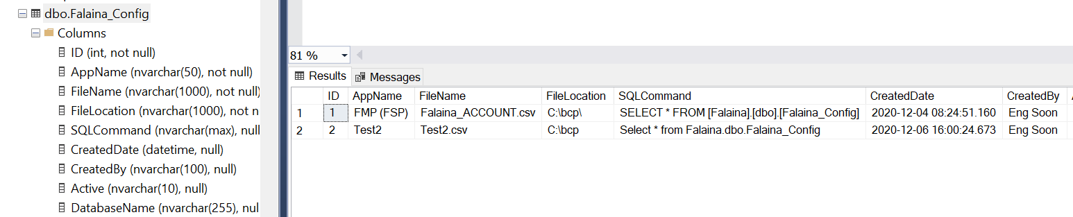 Export Flat File Based On The Each Sql Statement In The Table And Destination Microsoft Qanda