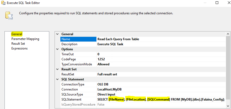 Export Flat File Based On The Each Sql Statement In The Table And Destination Microsoft Qanda
