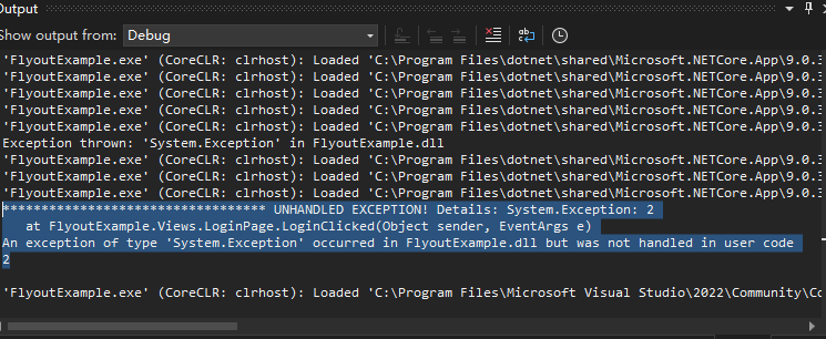 Net 9- UnhandledException is working? - Microsoft Q&A